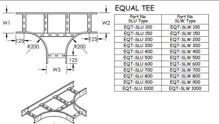 Jual Cable Ladder Tee/Kabel Tee Ladder Hotdip 300x100 Plat 1.8 SPHC ...