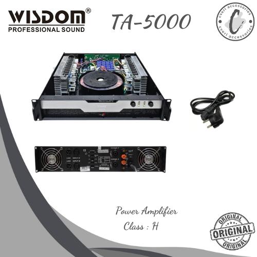 Jual Wisdom TA5000 Power Amplifier Original Power Ampli Wisdom TA-5000 ...