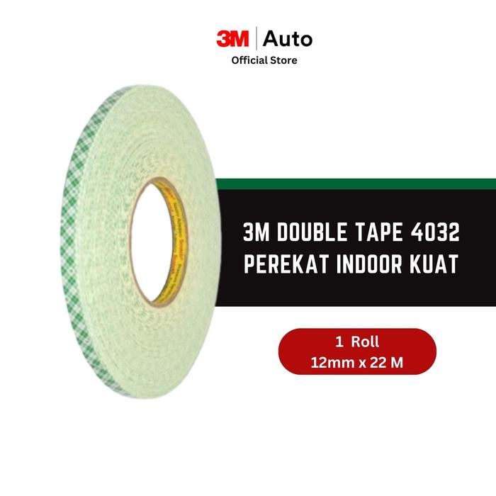 Promo 3M Scotch Double Tape 4032 Mounting Tape Urethane Foam 12mm x 22m ...
