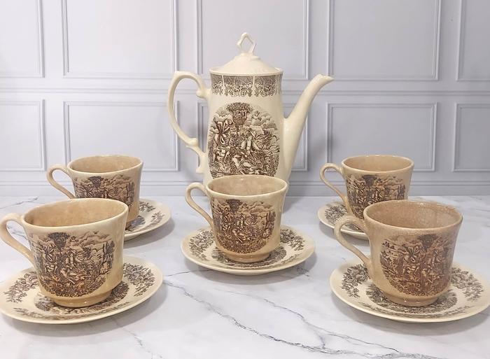 Jual MUKURA TEA COFFE - KOPI -SET - JAPAN LENGKAP DENGAN DUS VINTAGE ...