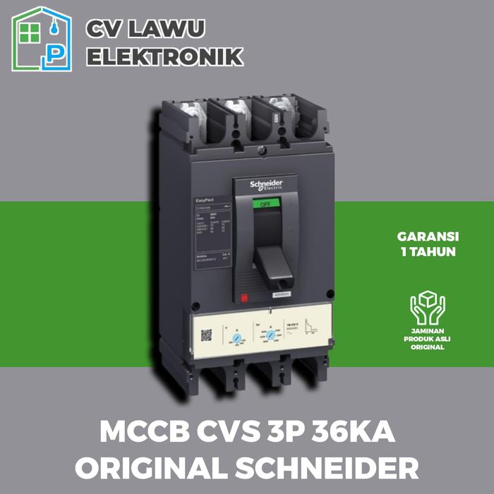 Jual MCCB 3P SCHNEIDER CVS250F 200A 250A 3 PHASE - Jakarta Pusat - CV Lawu Elektronik | Tokopedia