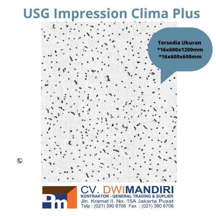 Jual USG BORAL IMPRESSION UK.16X600X600 / CEILING TILES / ACOUSTIC ...