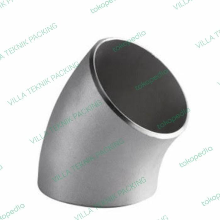Jual Elbow Las 45 derajat SS304 SCH40 UKURAN 3/4" INCH STAINLESS STEEL - Jakarta Barat - VILLA ...
