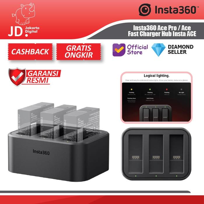 Promo Insta360 Ace Pro / Ace Fast Charger Hub Insta ACE Original RESMI Cicil 0% 3x - Jakarta ...