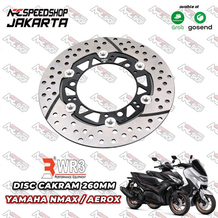 Jual Disc Brake Disk Cakram Piringan Depan WR3 260mm Yamaha Nmax Aerox ...