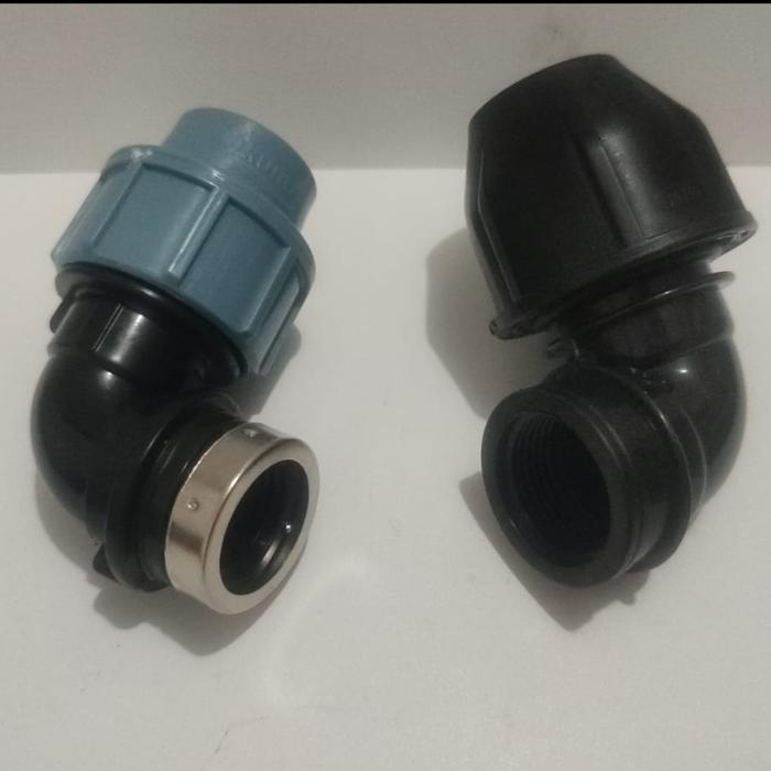 Jual Fitting HDPE Female Thread elbow / Siku Drat Dalam ukuran 50mm x ...