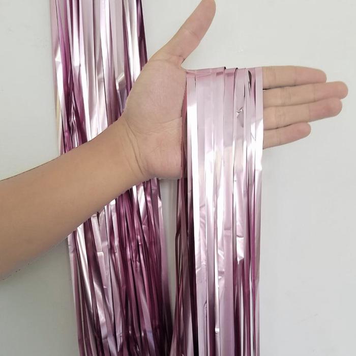 Jual Tirai Foil Balon Rumbai / Backdrop Foil Ulang Tahun Foil Eva ...