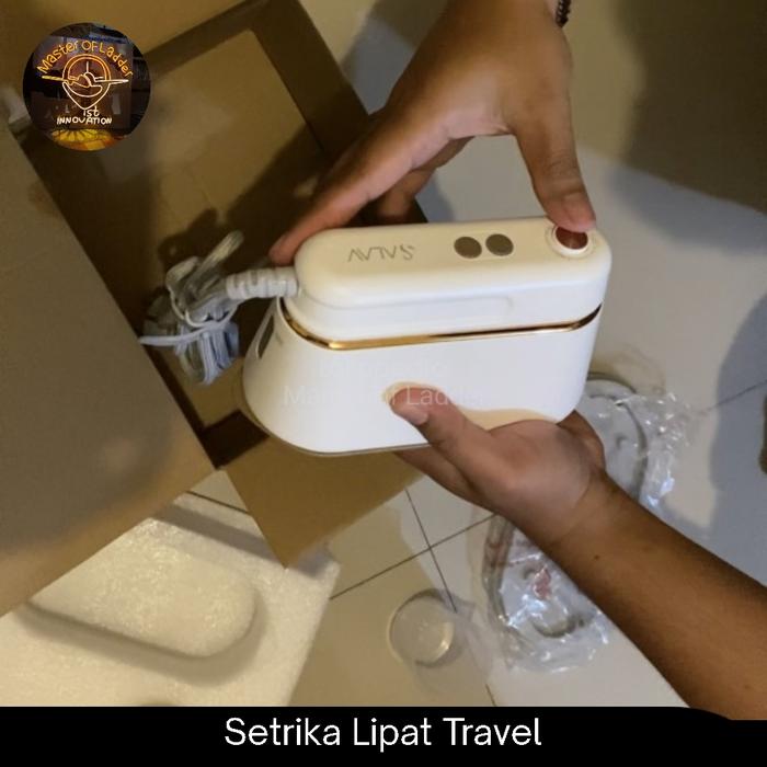 Jual Setrika Mini Travel Uap Lipat Travel Steam Iron Collapsibe Salav ...