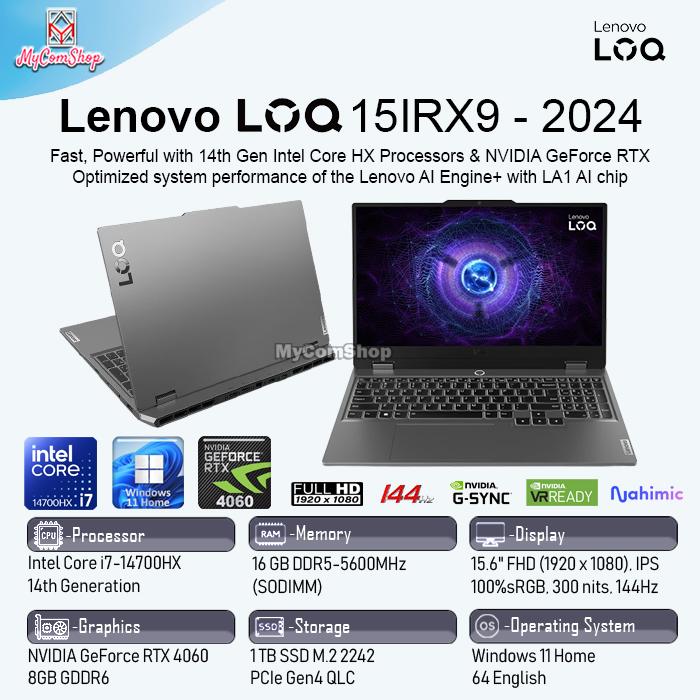 Jual LENOVO LOQ 15IRX9 I7-14700HX 16GB 1TB SSD RTX 4060 8GB 15" FHD ...