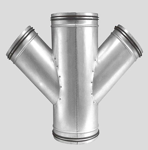 Jual Splitter Ducting Round 4 inch 100mm - Cabang Flexible Duct ...