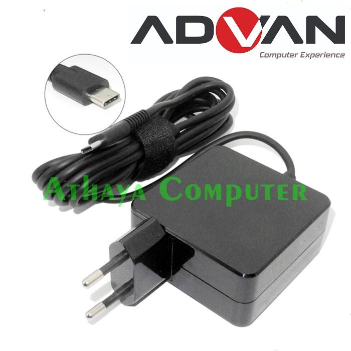 Jual Charger Adaptor Laptop Advan Soulmate 14 inch 20V 3.25A 65W ...