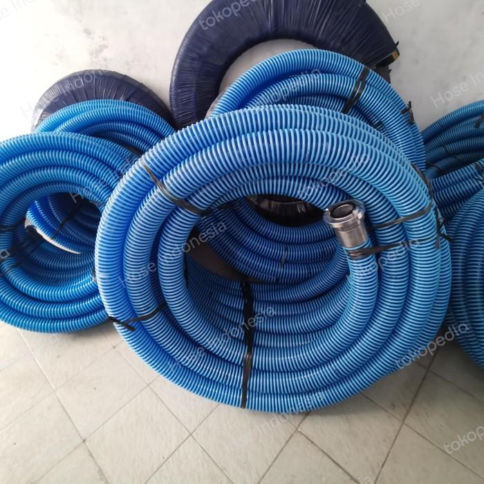 Jual Selang Hisap PVC Spiral Biru 2", Selang Pompa 2 in, Selang irigasi ...