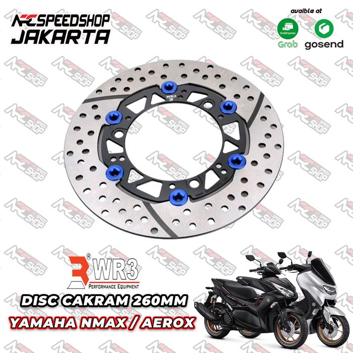 Jual Disc Brake Disk Cakram Piringan Depan WR3 260mm Yamaha Nmax Aerox ...
