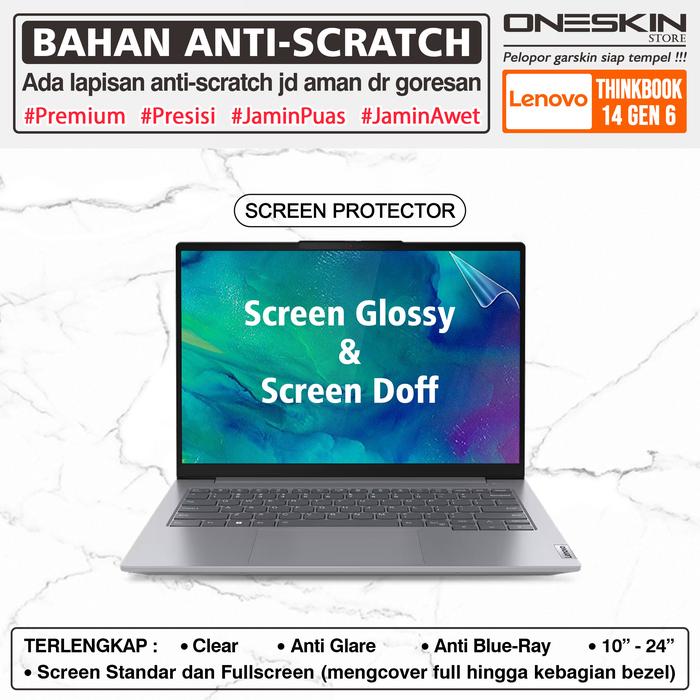 Jual Pelindung Screen Protector Lenovo ThinkBook 14 G6 ABP IRL Gen 6 Glossy - Screen Doff - Kota ...
