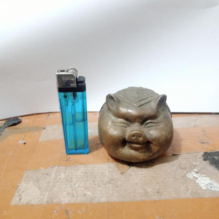 Jual pajangan patung Kuningan babi pig fengsui Feng sui cina - Jakarta ...