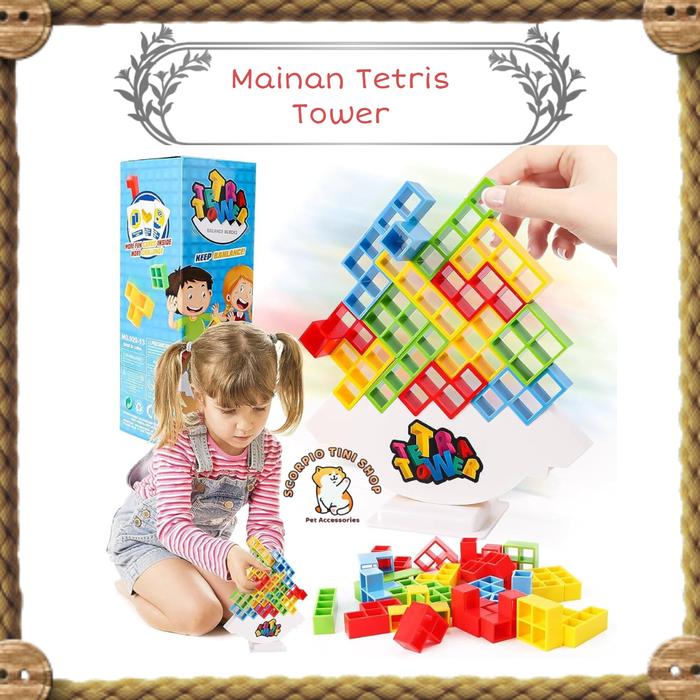 Jual Tetra Tower Puzzle Board Game Anak Building Block - Jakarta Barat ...