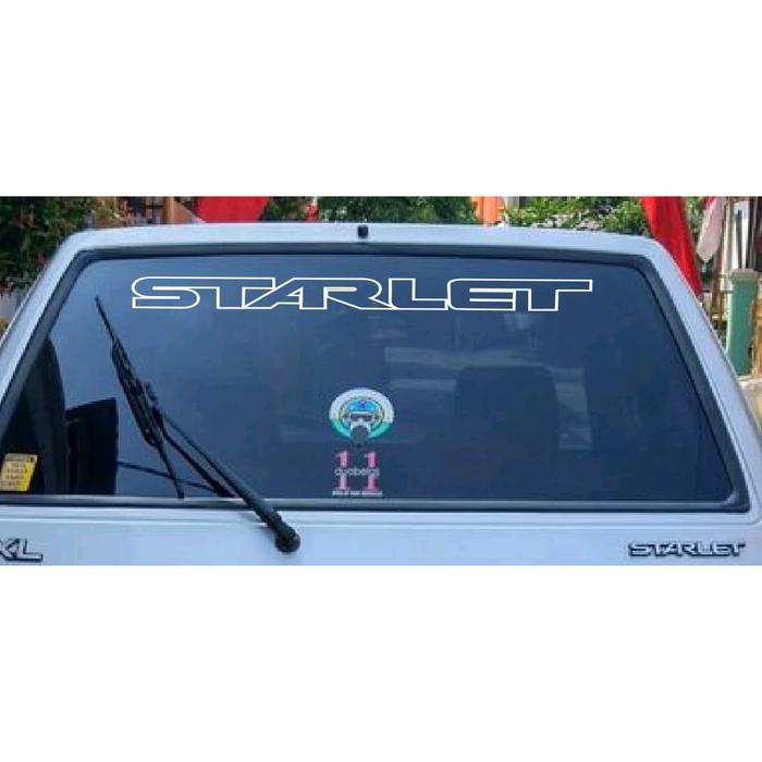 Jual Stiker STARLET kaca Starlet Kotak /KAPSUL - Kota Bandung - sticker ...