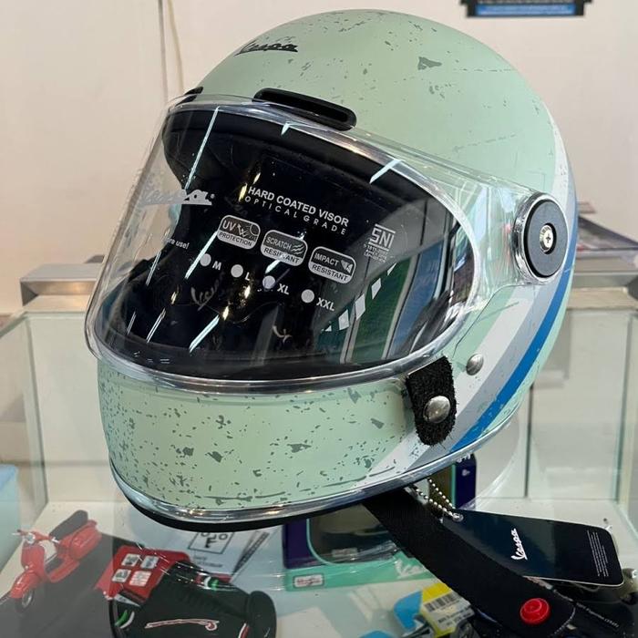 Jual helm vespa full face green relax - Kota Depok - scooterzone ...