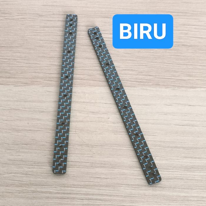 Jual Carbon HG Reinforcing Plate Stick 13/19 - Lame BLUE - Rep Tamiya ...