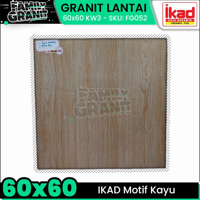 Jual Granit Motif Kayu 60x60 IKAD Syon Woody Lantai Kasar Carport/Teras - Kab. Tangerang ...
