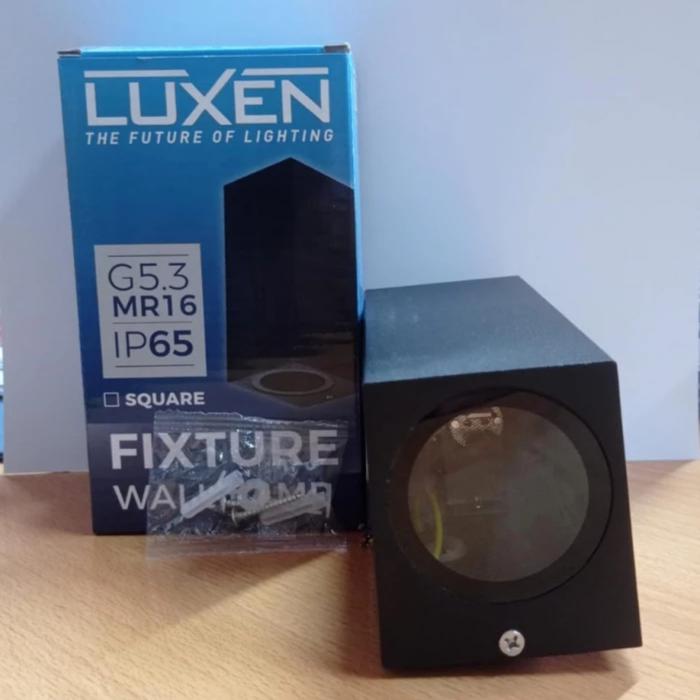Jual LUXEN KAP LAMPU DINDING DUA SISI MR16 GU5.3 WALL LAMP LUXEN IP65 ...