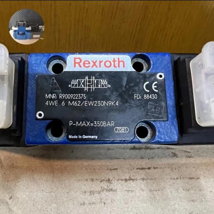 Jual Solenoid valve rexroth 4we 6 m62/ew230n9k4 Original - Jakarta ...