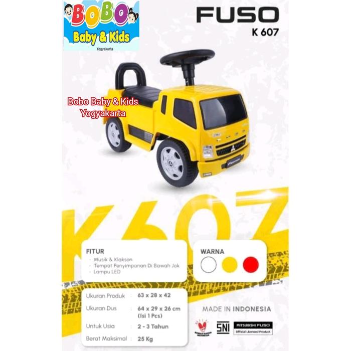Jual Mobil Dorong Anak Truk FUSO Mitsubishi Ride On Anak Truk Fuso Tolo Car - Kota Yogyakarta ...