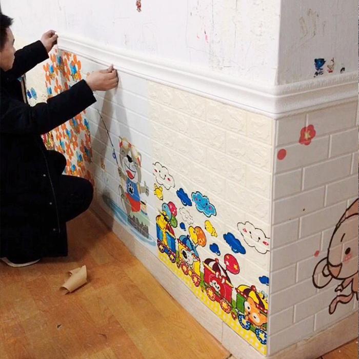 Jual Rsm Wallpaper List Foam 3d Motif Batik 2.3 Meter Wall Border Murah ...