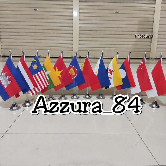 Jual tiang stenlis meja + bendera anggota asean - Jakarta Pusat ...