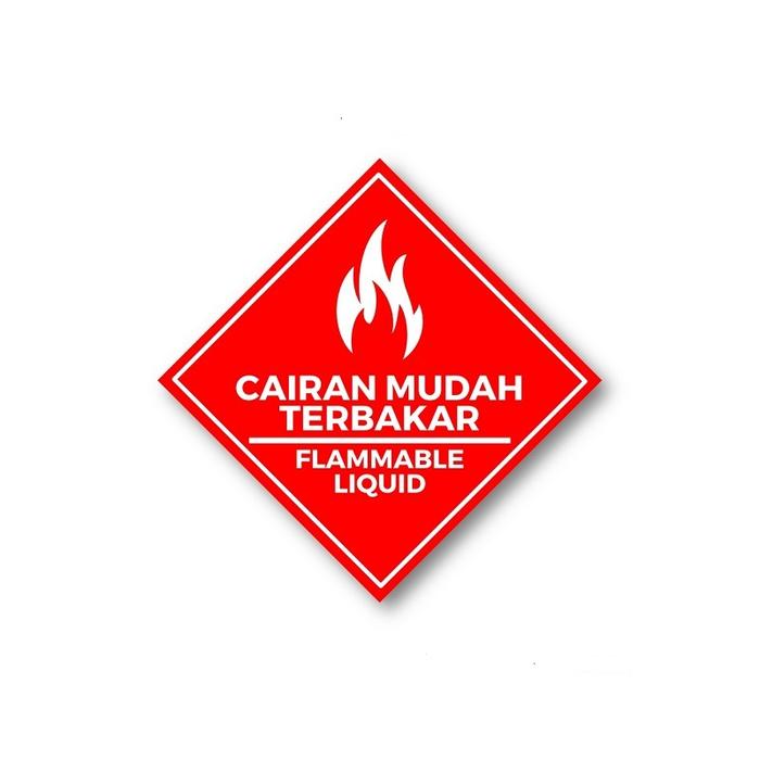 Jual Stiker Cairan Mudah Terbakar | Stiker Bahan Bakar Gas Mudah ...