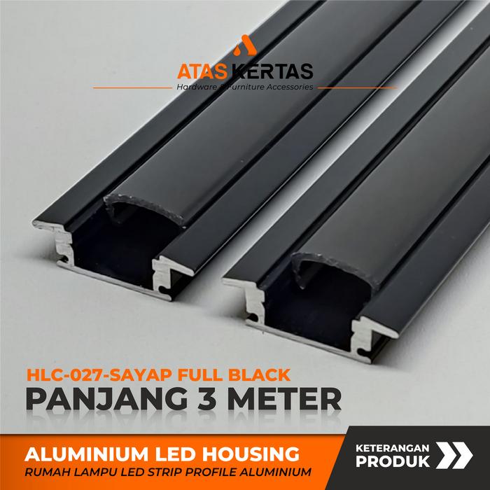 Promo Housing led strip profile cover rumah lampu aluminium 3M Full ...