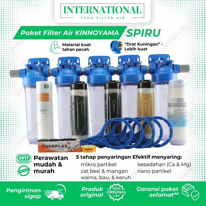 Promo Filter Air Sumur Lengkap 1 Set / Penjernih Air Toren Keruh Zat ...