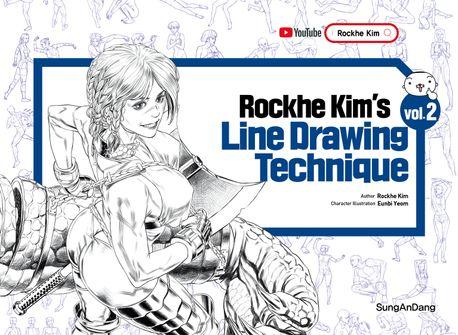 Jual English Ver Kim RockHe Character Line Drawing Figure vol 2 ...