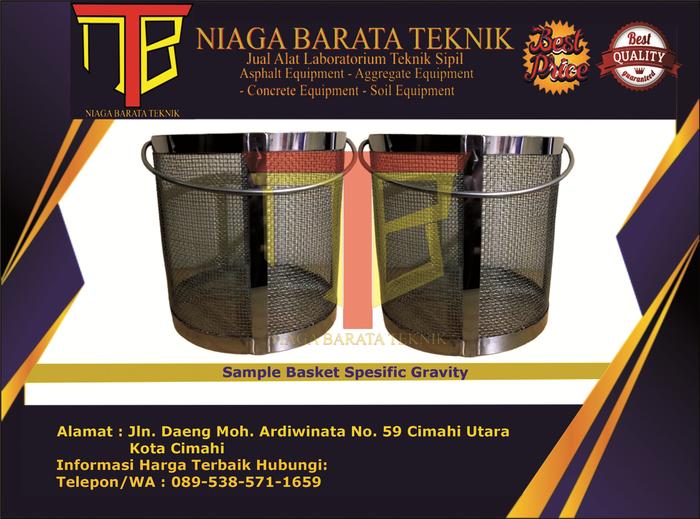Jual sample basket for specific gravity & absorption of coarse ...