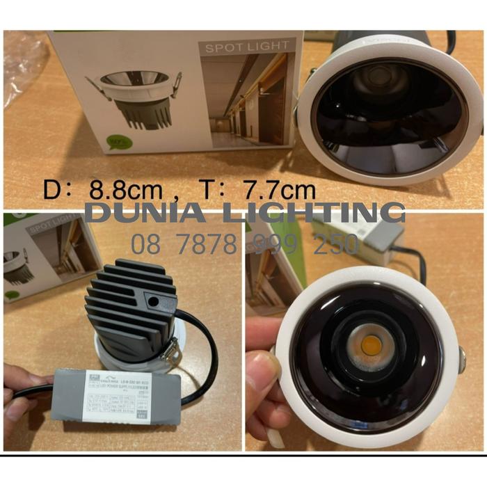 Jual LAMPU DOWNLIGHT LED 10W 3500k SPOT LIGHT LED 10WATT LED 10 WATT ...