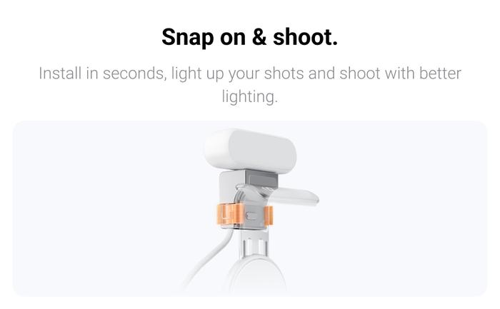 Jual Insta360 Flow Spotlight Original / Fill Led Insta360 Flow ...