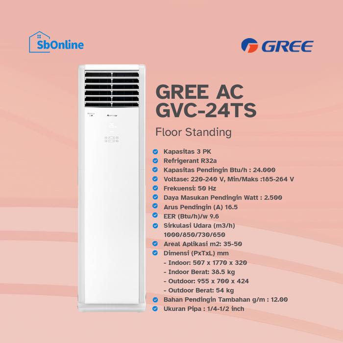 Jual Gree Ac Floor Standing Gvc-24ts Di Seller Jete Store - Cengkareng ... Jual Gree Ac Floor Standing Gvc-24ts Di Seller Jete Store - Cengkareng ...