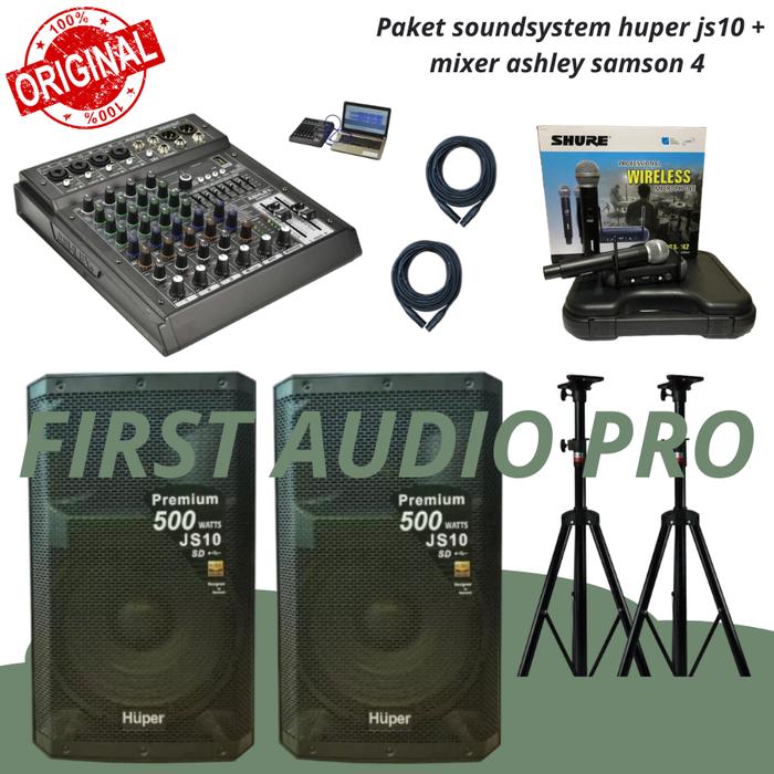 Jual Paket 4 soundsystem huper js10 + mixer ashley samson 4 - Jakarta Barat - First Audio Pro ...