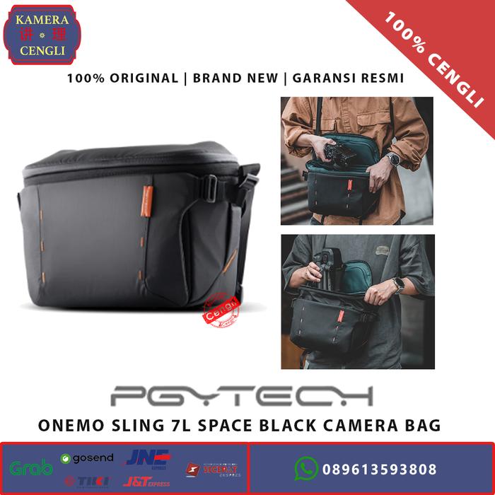 Jual PGYTECH OneMo Sling 7L Space Black Camera Bag Sling Bag 7 L ORI ...