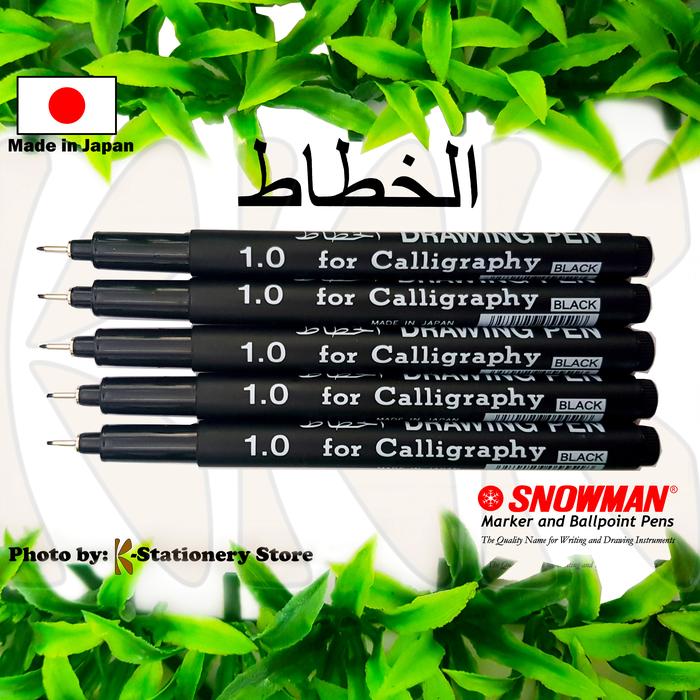 Jual Snowman Calligraphy Pen FT-700 HITAM Ukuran 1.0 - Kota Bandung - K ...