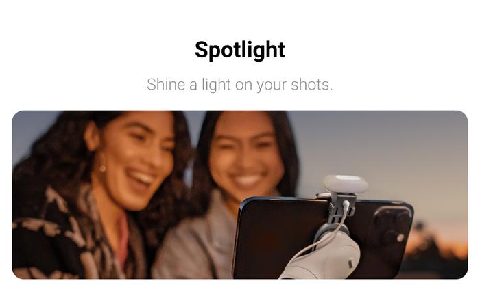Jual Insta360 Flow Spotlight Original / Fill Led Insta360 Flow ...