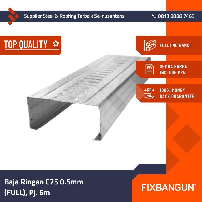 Jual Baja Ringan C75 0.5mm (FULL), Pj. 6m - Jakarta Barat - Fixbangun ...