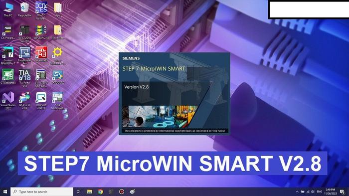 Jual siemens software plc s7-200 microwin smart v2.8 step7 microwin ...