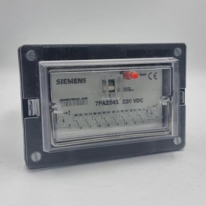 Jual Siemens 7Pa2241-1 220Vdc 8Co Lockout Fast Relay + Socket Original ...