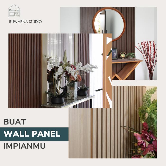 Jual WALL PANEL MINIMALIS MODERN PLYWOOD CUSTOM - DUCO/ METER - Kota ...