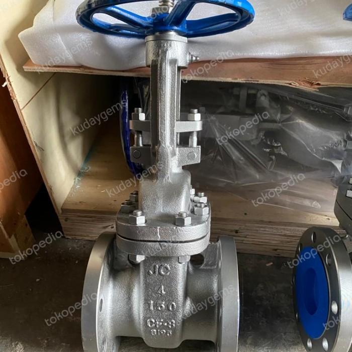 Jual Gate Valve Ansi 150 Size 4" Inchi DN 100 Stainless SS 304 CF 8 ...