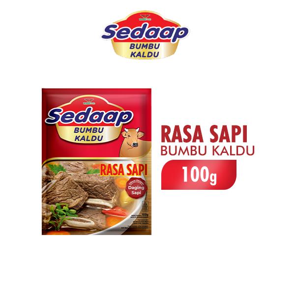 Promo Sedaap Bumbu Kaldu Sapi Penyedap Rasa 100gr - - Wings Official ...