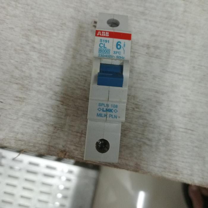 Jual Mcb pln Abb 6A 1Phase S191 - Jakarta Pusat - Panel listrik ...