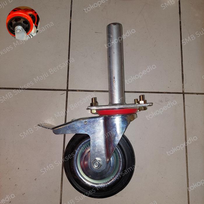 Jual Roda Rem Scaffolding/ steger 6 inch lock - Jakarta Barat - SMB ...