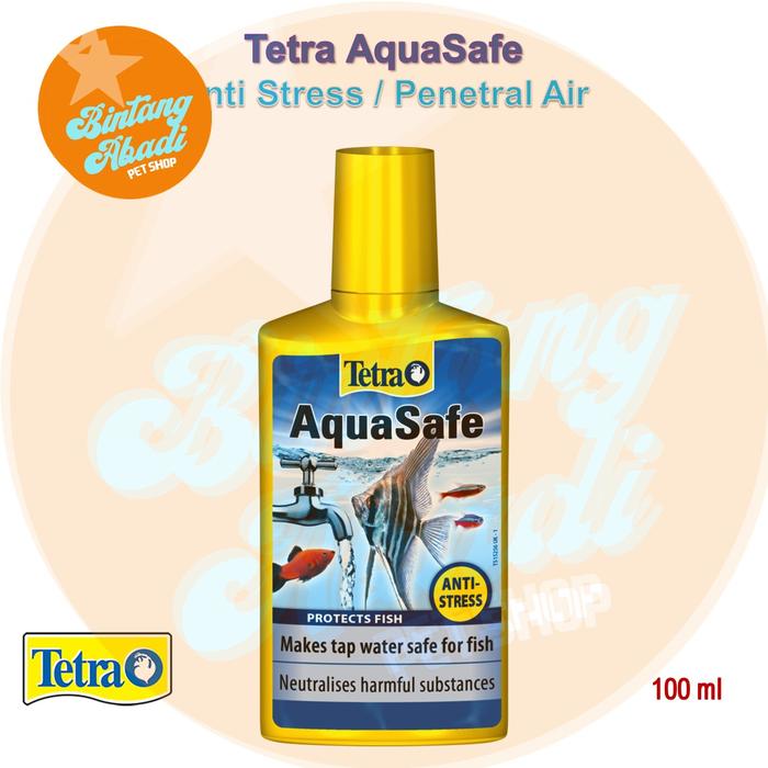 Jual Tetra Aquasafe 100ml Aqua Safe Anti Stress Water Conditioner ...
